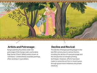 Periodic Styles in Indian Traditional Art - Mughal, Kangra, Miniature | PDF