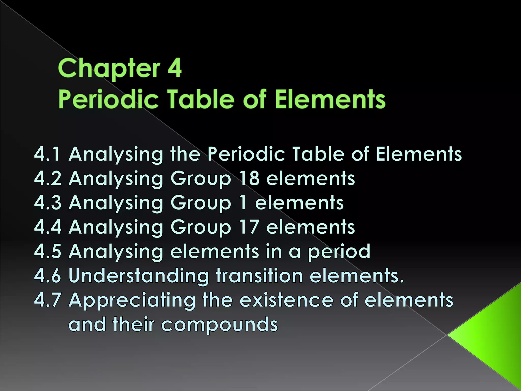 Periodic table | PPT