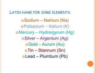 Periodic table | PPTX