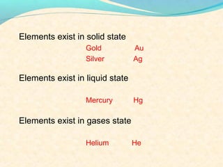 Mercury Element Solid State