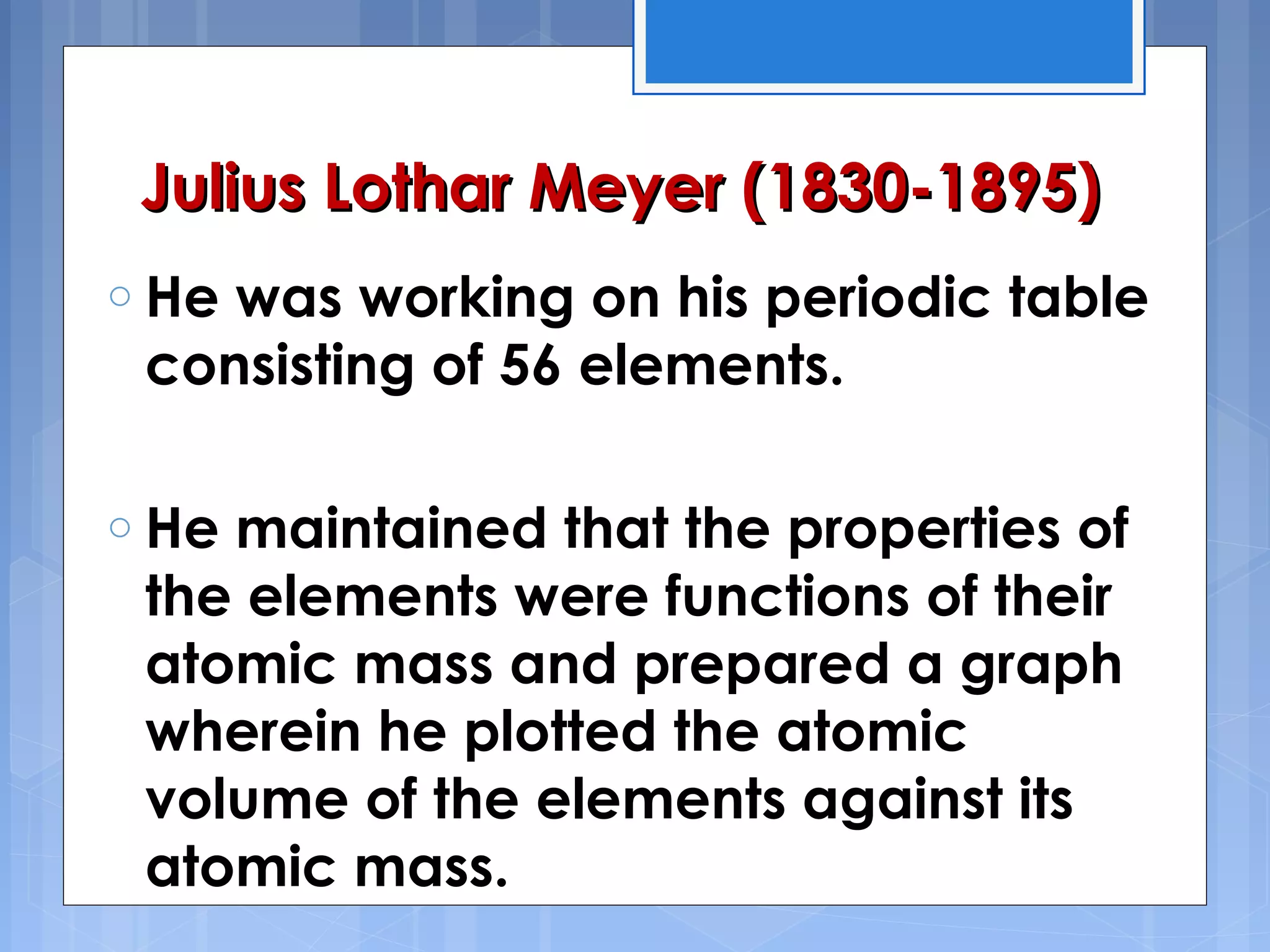 Periodic table Development and Trends | PPT
