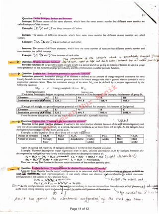Periodic Table (Classification of elements) MANIK | PDF