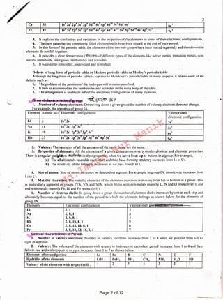 Periodic Table (Classification of elements) MANIK | PDF