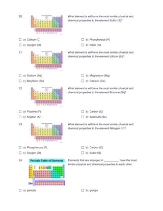 Periodic table | PDF
