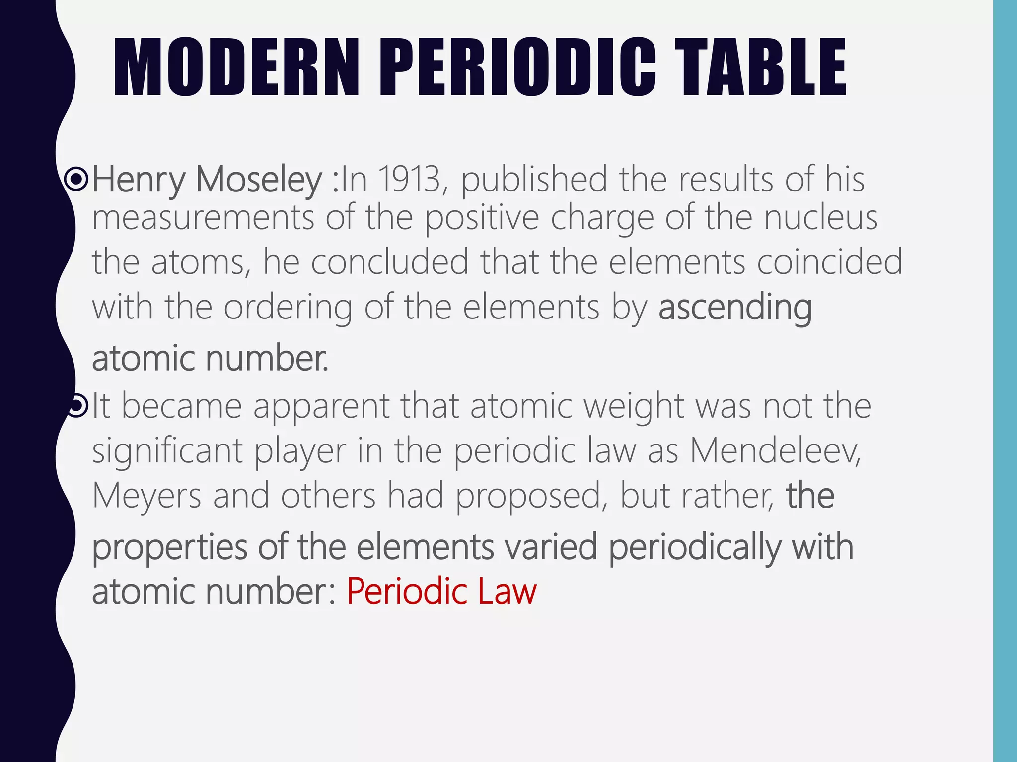 Periodic table | PPT