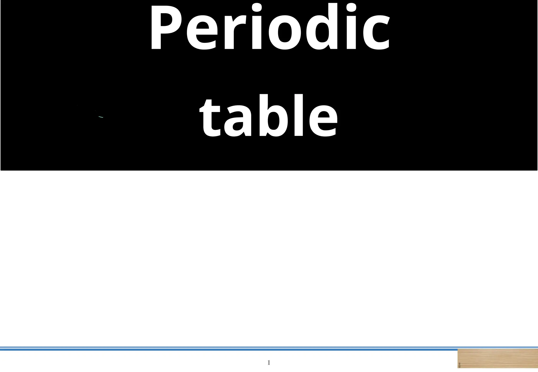 periodic table introduction for six grade students | PPT