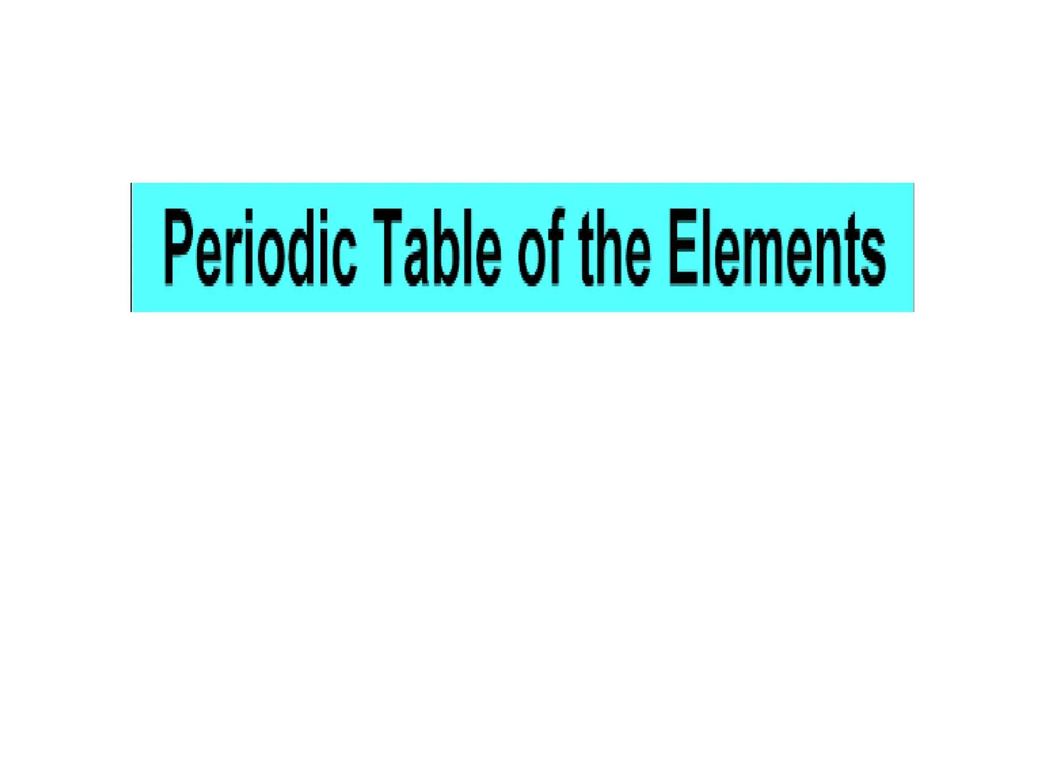 identifying parts of the periodic table of elements for grade 7 science | PPT