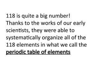 identifying parts of the periodic table of elements for grade 7 science ...