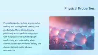 Periodic Table.PPT. EXPLANATION FOR I UG | PPTX