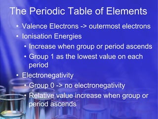 Periodic table and chemical properties | PDF