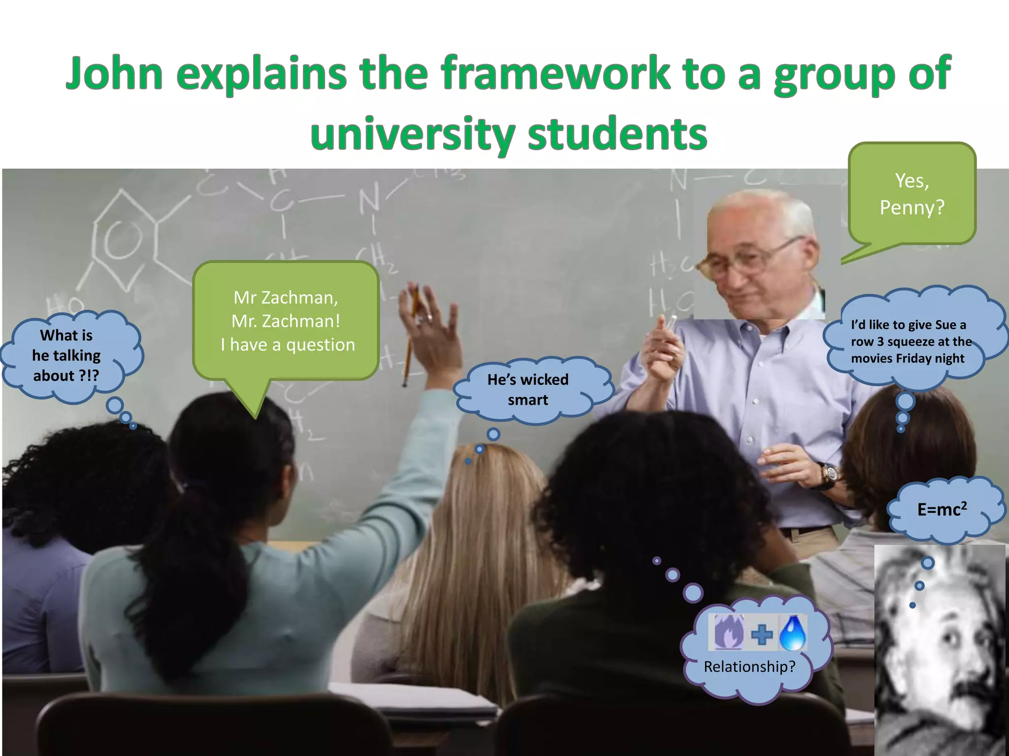 Zachman Framework And The Periodic Table A Fun Romp Through Some Basic Framework Ideas Pptx