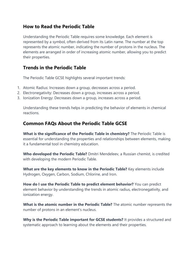 periodic table gcse.pdf