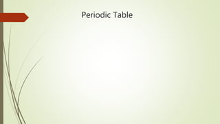 Periodic table Grade 7 | PPTX