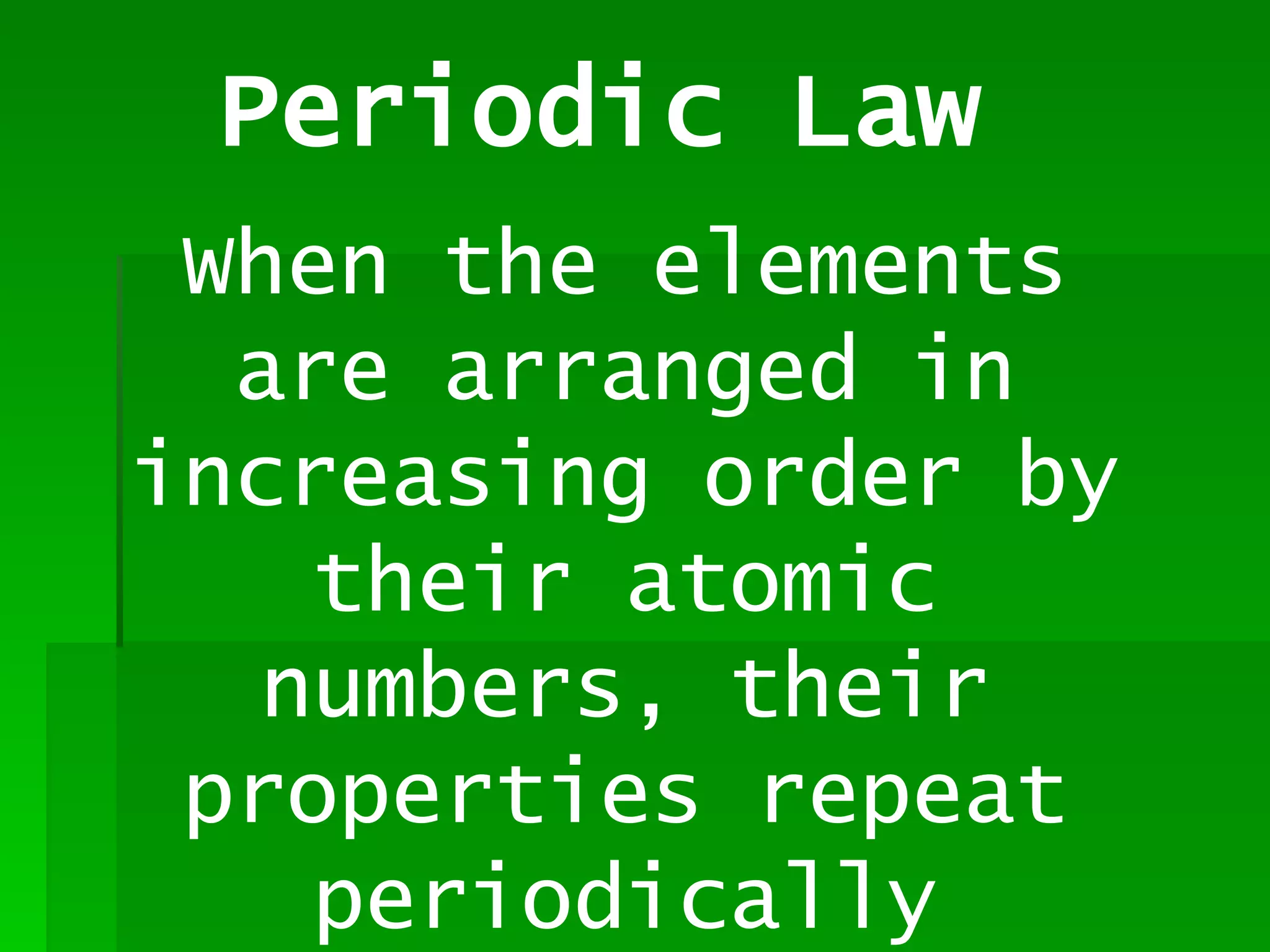 The Periodic Table | PPT