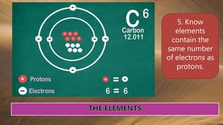 Periodic table of elements | PPTX