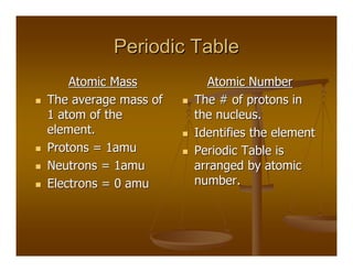 Periodic Table Powerpoint Presentaion - Information | PDF