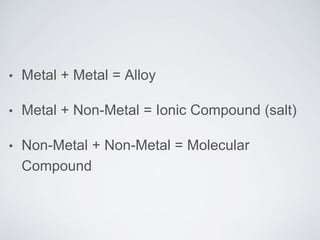 Periodic Table Basics | PPTX | Chemistry | Science