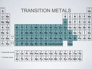 Periodic Table Basics | PPTX | Chemistry | Science