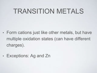 Periodic Table Basics | PPTX | Chemistry | Science