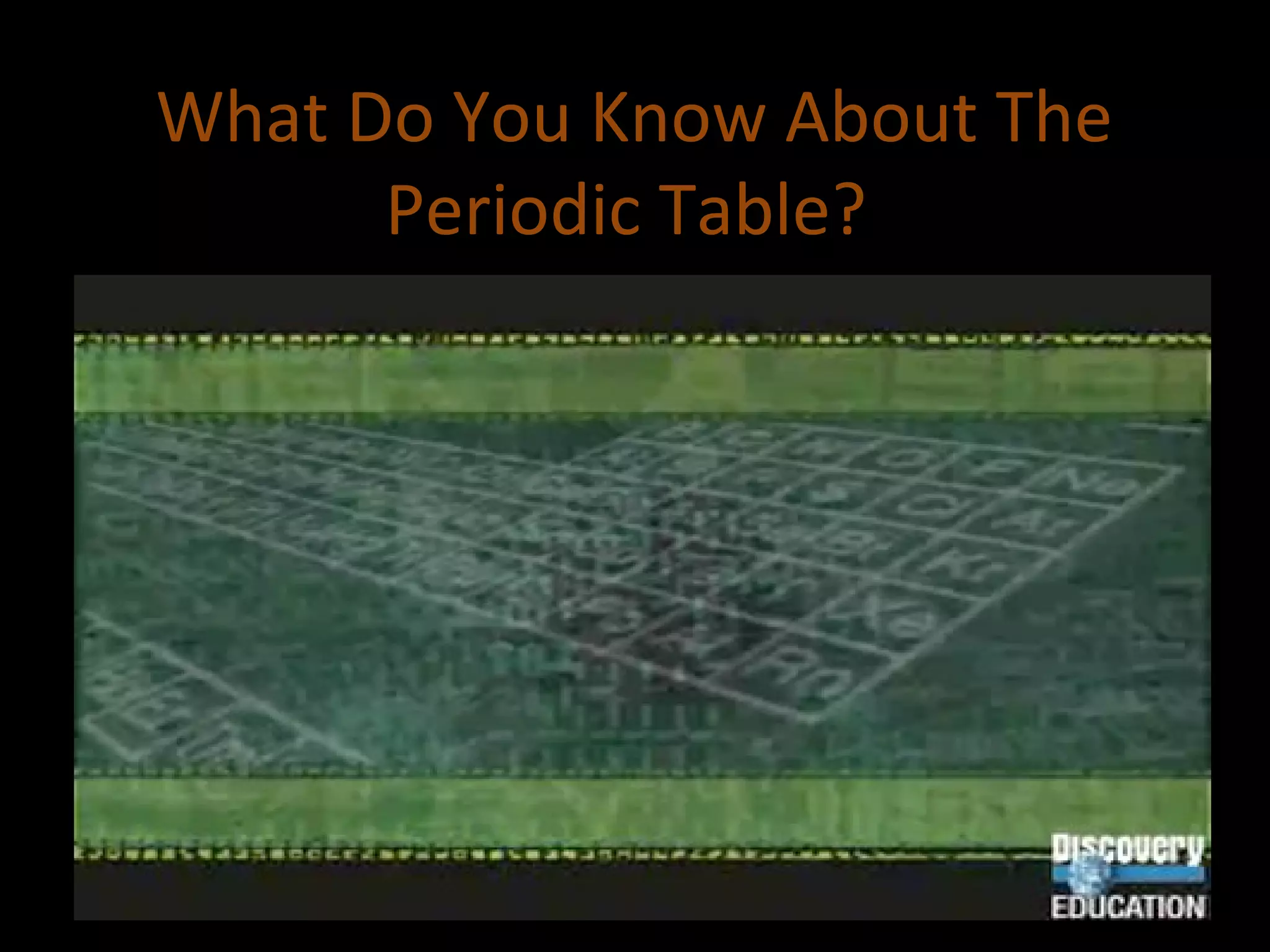 Periodic Table Presentation | PPT