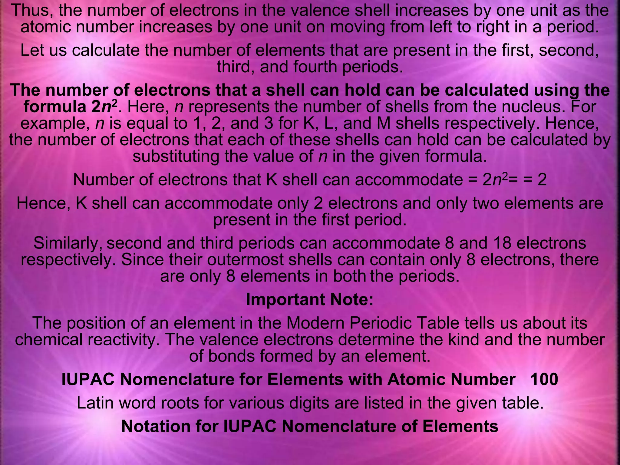 Periodic tables | PPTX