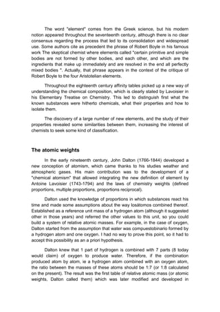 Periodic table work | PDF