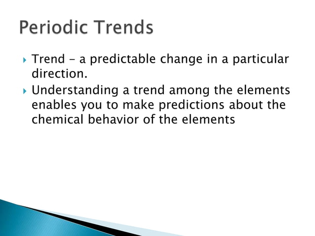 Periodic trends | PPTX