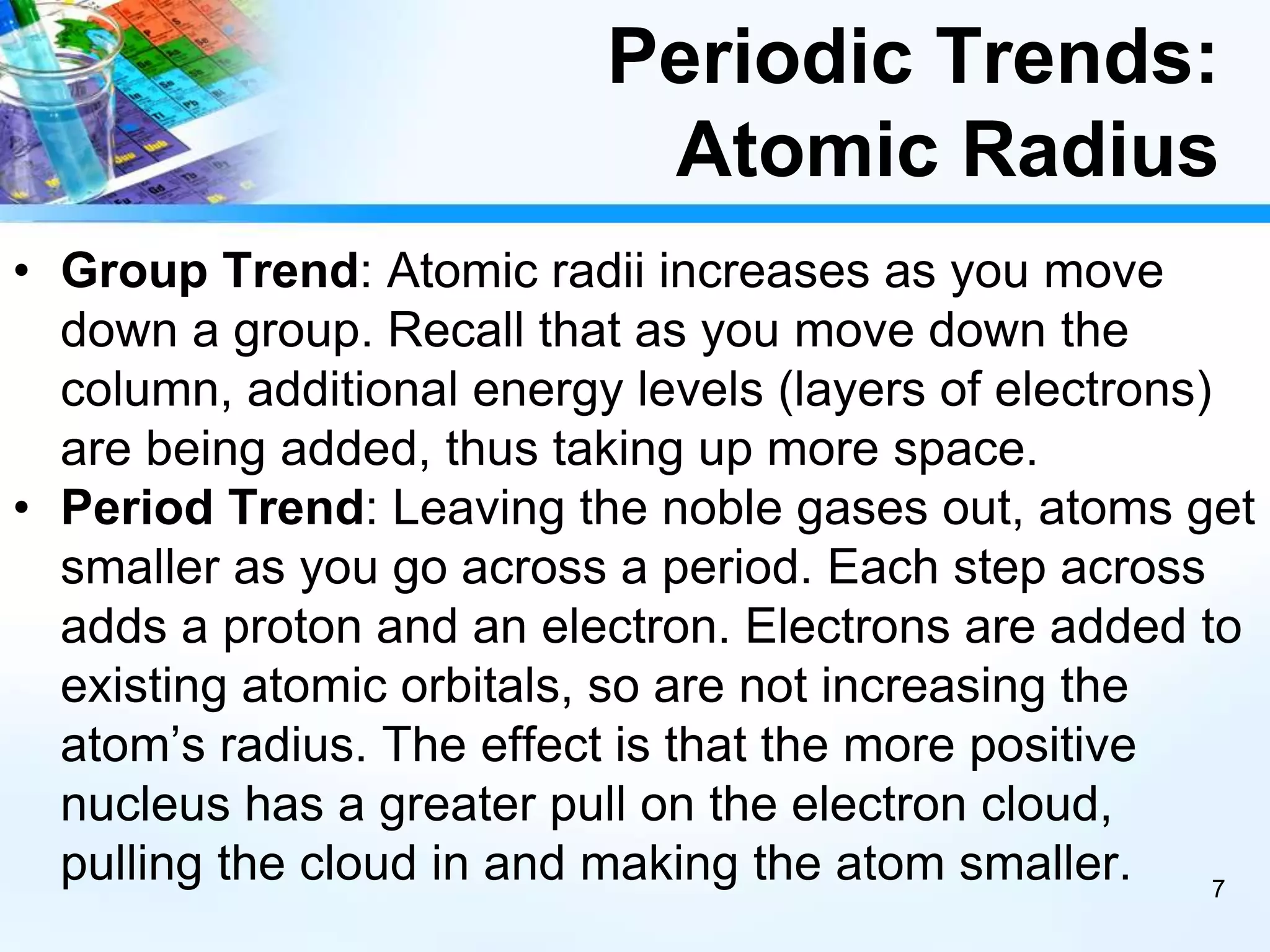 Periodic Trends | PPTX