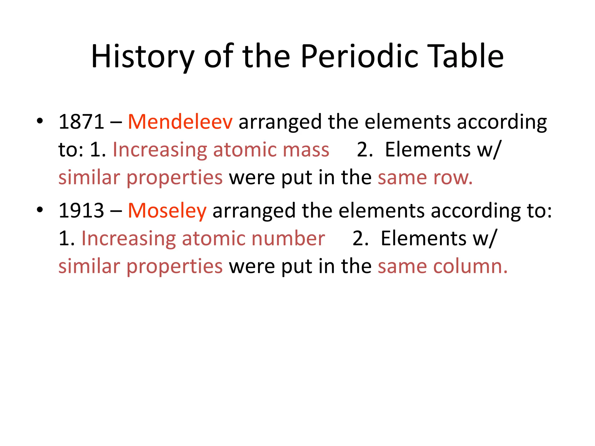 periodic trends table of elements_2 history.ppt