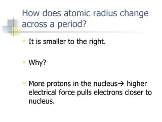 Periodic trends | PPT
