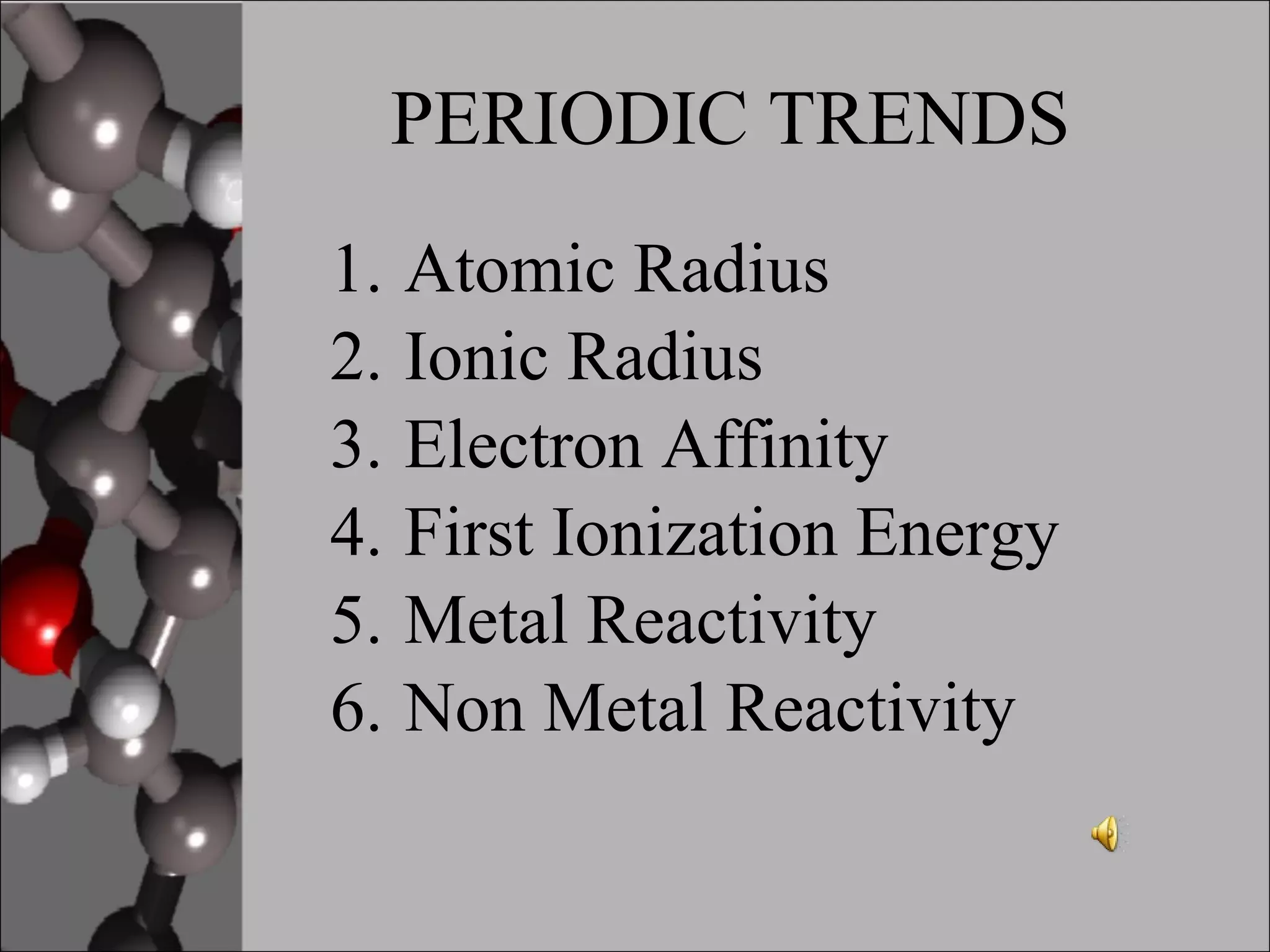 Periodic trend sweek11 | PPT