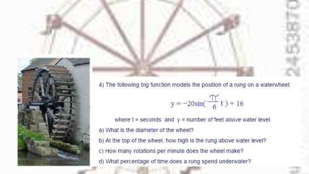 Periodic Trig Function Models Pptx