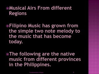 Period in history of philippine music | PPTX