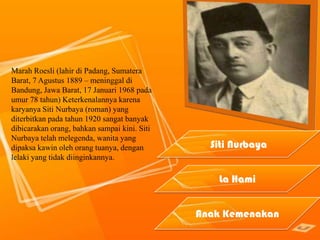 Periodisasi sastra angkatan balai pustaka ( 20 ) | PPTX