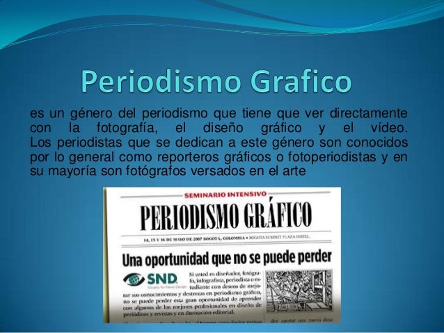 Periodismo grafico