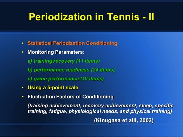 Periodization in Sports: Theoretical Basis