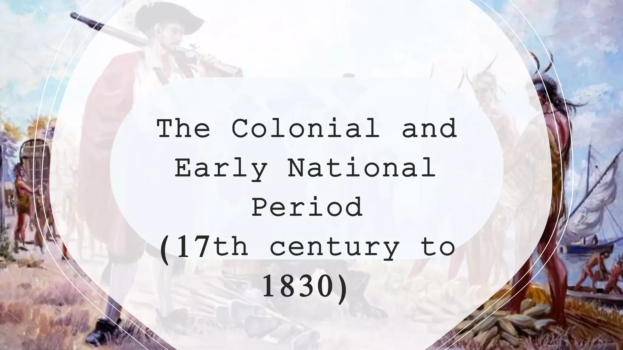 Periodization and the main representatives of the development of ...