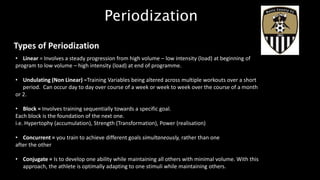 Periodisation Explained | PPTX