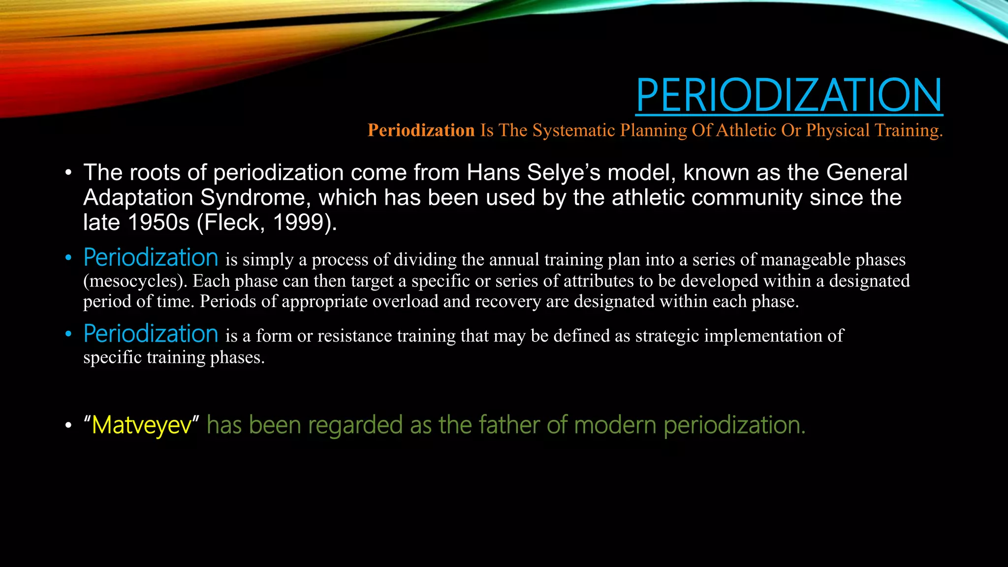 Periodization | PPTX