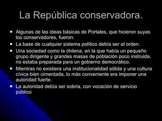 Periodo conservador | PPT