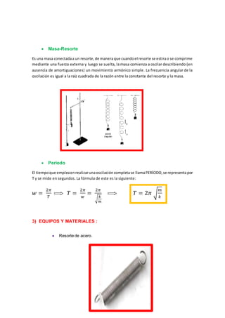 Periodo de oscilacion acabado | DOCX