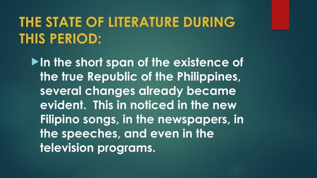 Period of Activism (1970-1972) 21st century literature | PPTX