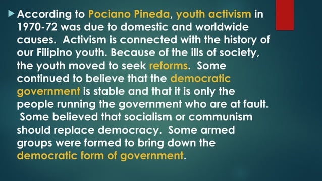 Period of Activism (1970-1972) 21st century literature | PPTX