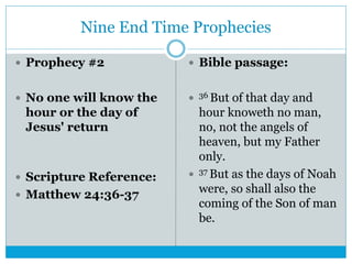 Period of Spiritual Instruction introduction to Eschatology | PPTX