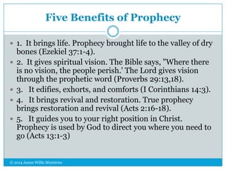 Period of spiritual instruction realms of the prophetic | PPTX