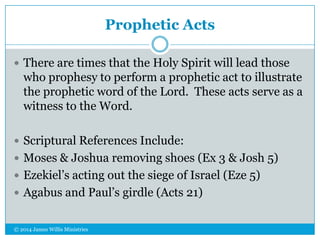 Period of spiritual instruction realms of the prophetic | PPT