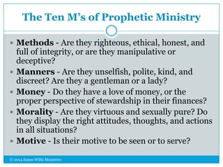 Period of spiritual instruction realms of the prophetic | PPT