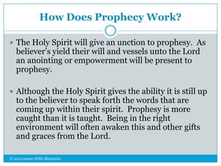 Period of spiritual instruction realms of the prophetic | PPT