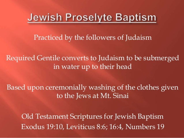 Period of the spiritual instruction baptism