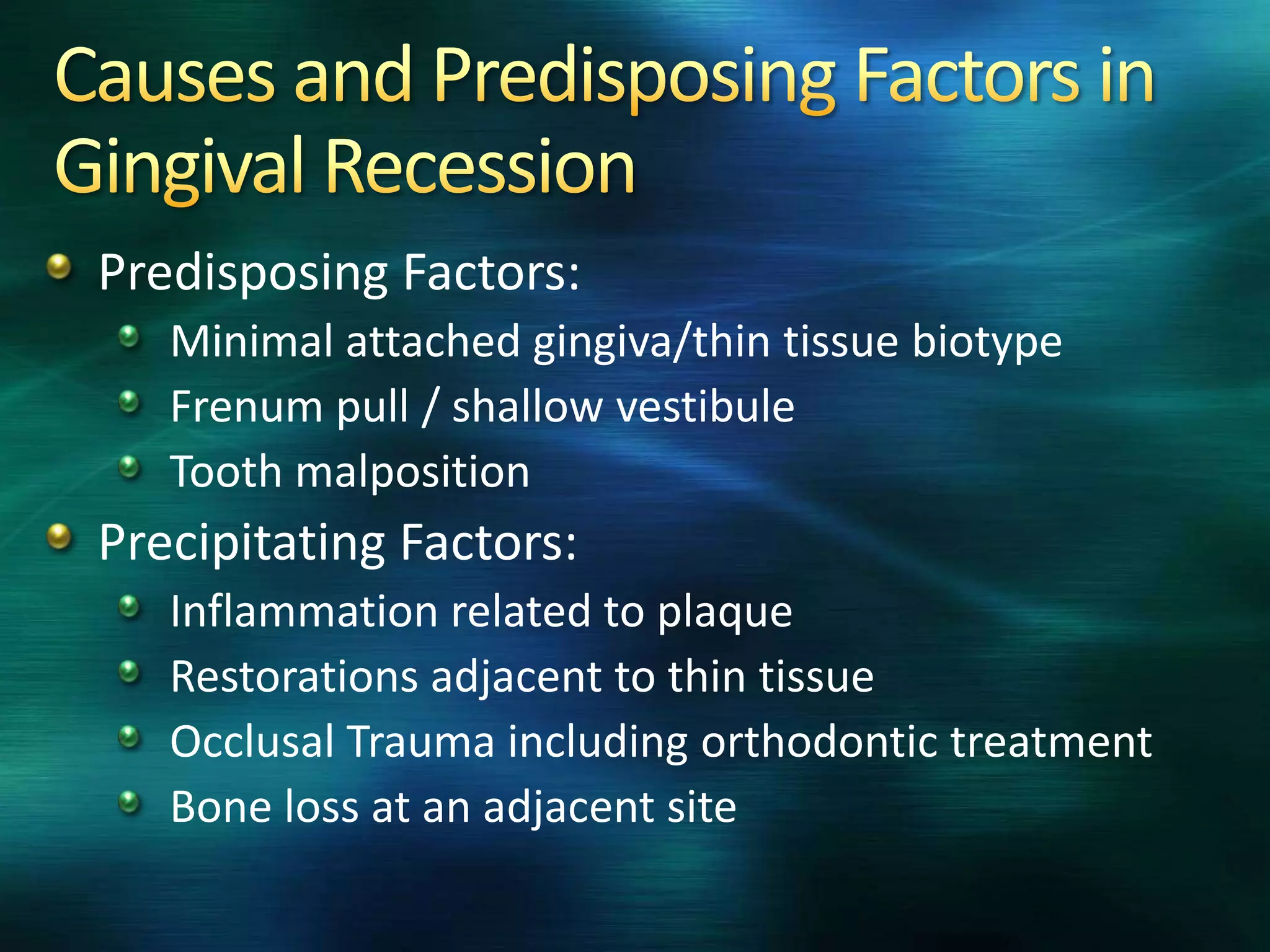 Periodontal plastic surgery | PPTX